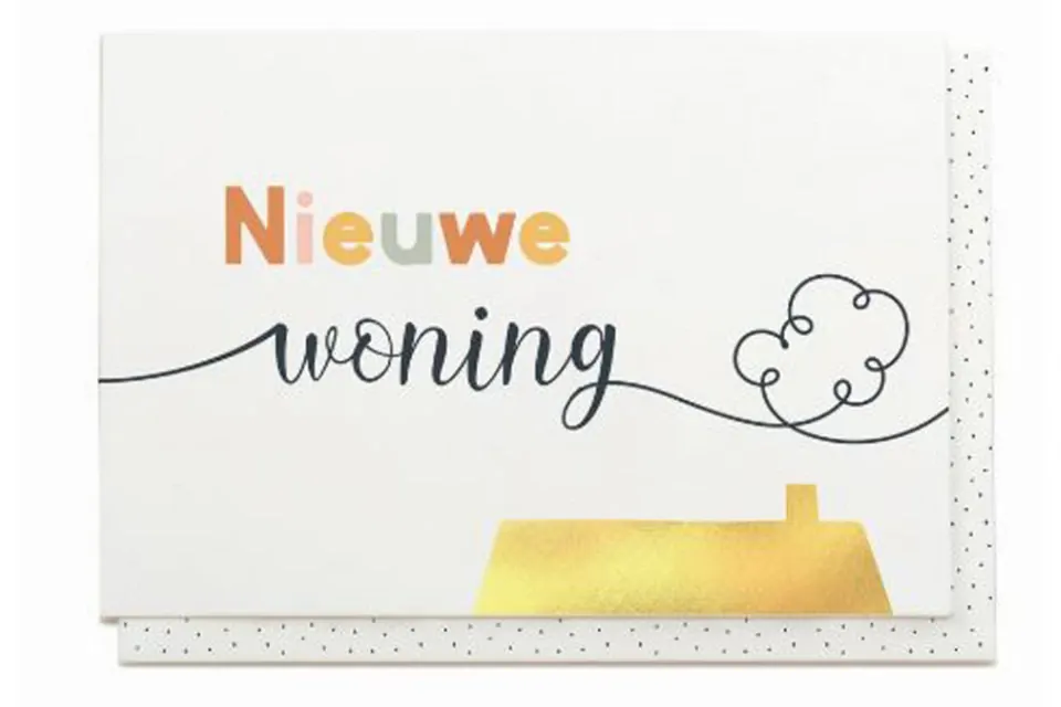 Wenskaart just to say - nieuwe woning | Online kopen | Verthus